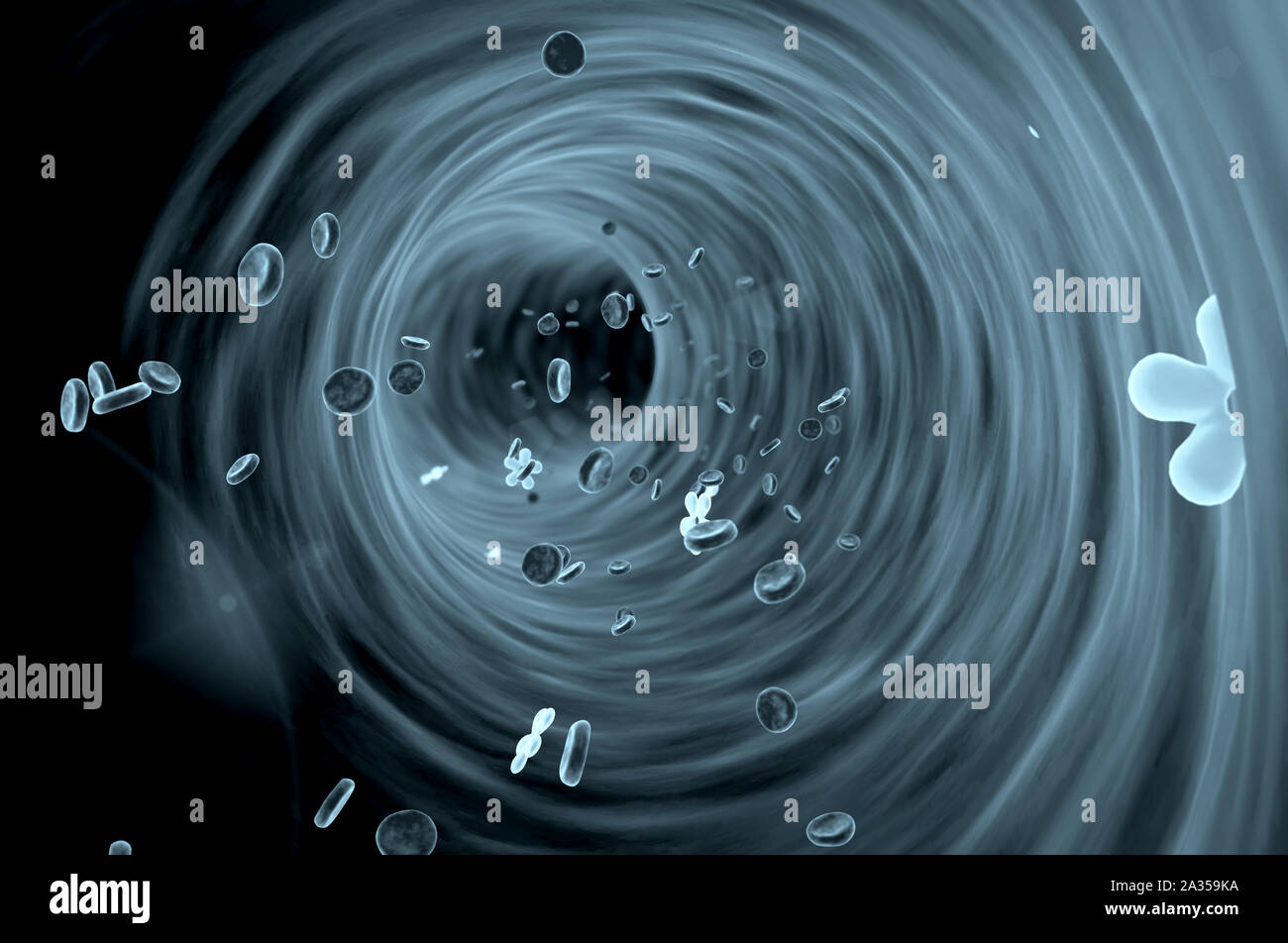 inside the blood vessel, Beta cells on the pancreas surface Stock Photo ...