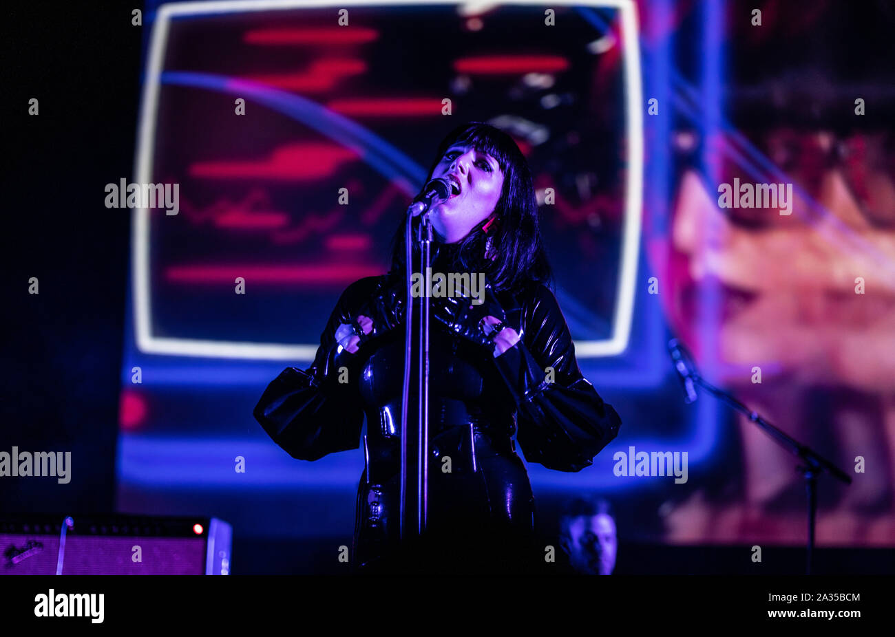 Copenhagen, Denmark. 04th Oct, 2019. The Canadian band Desire performs ...