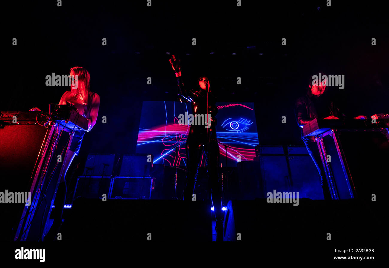 Copenhagen, Denmark. 04th Oct, 2019. The Canadian band Desire performs ...