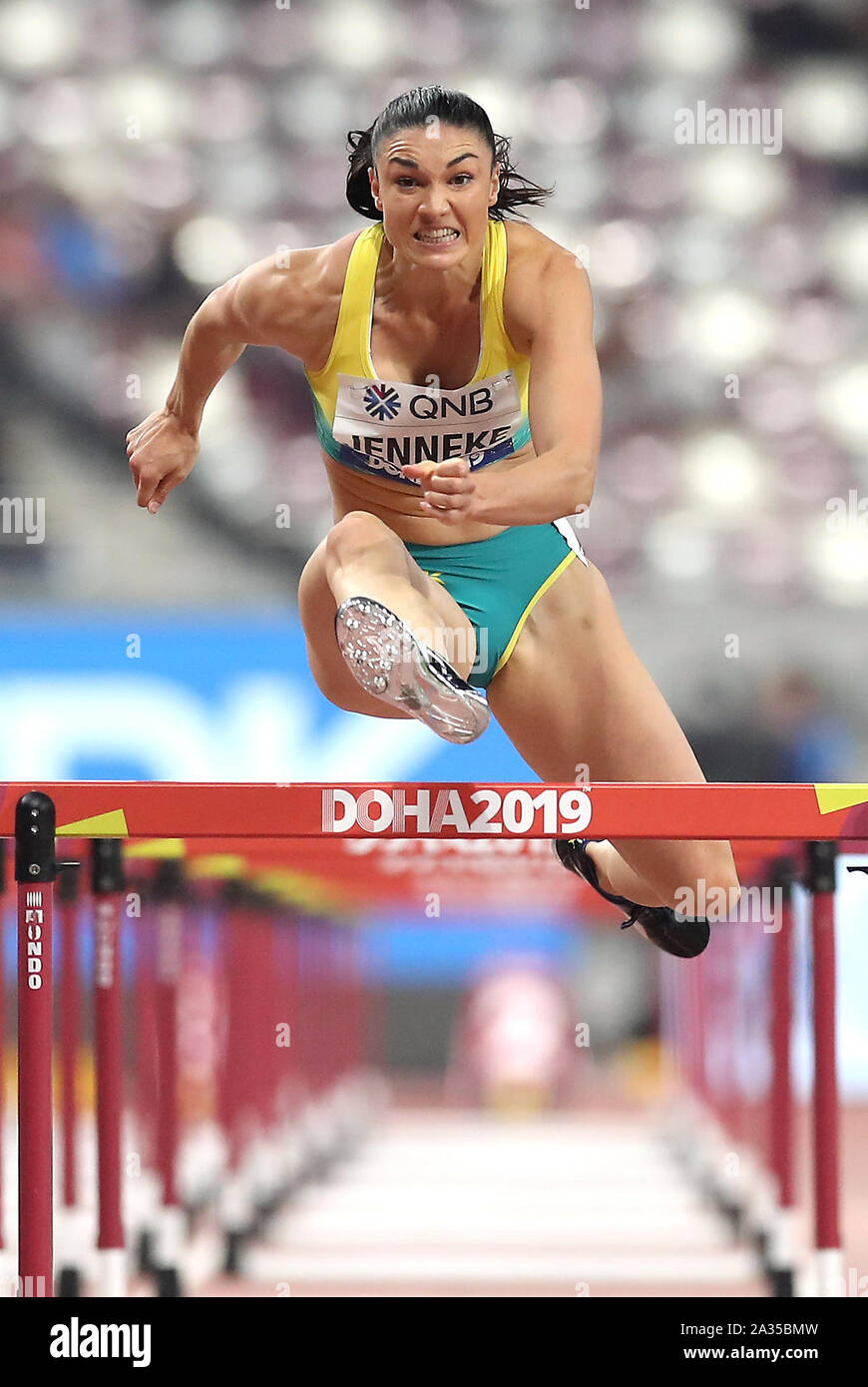 100 metres hurdles womens heat hi-res stock photography and images - Alamy