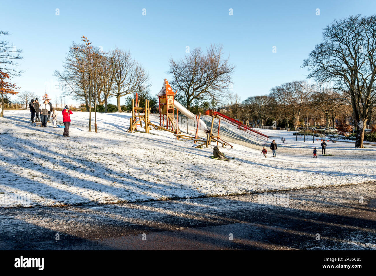 Slope slide hi-res stock photography and images - Alamy