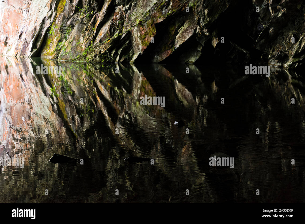 Rydal Cave, The Lake District, Cumbria, UK Stock Photo - Alamy