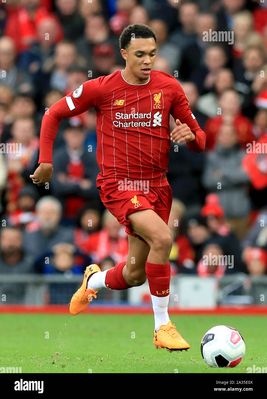 Liverpool's Trent Alexander-Arnold during the Premier League match at ...