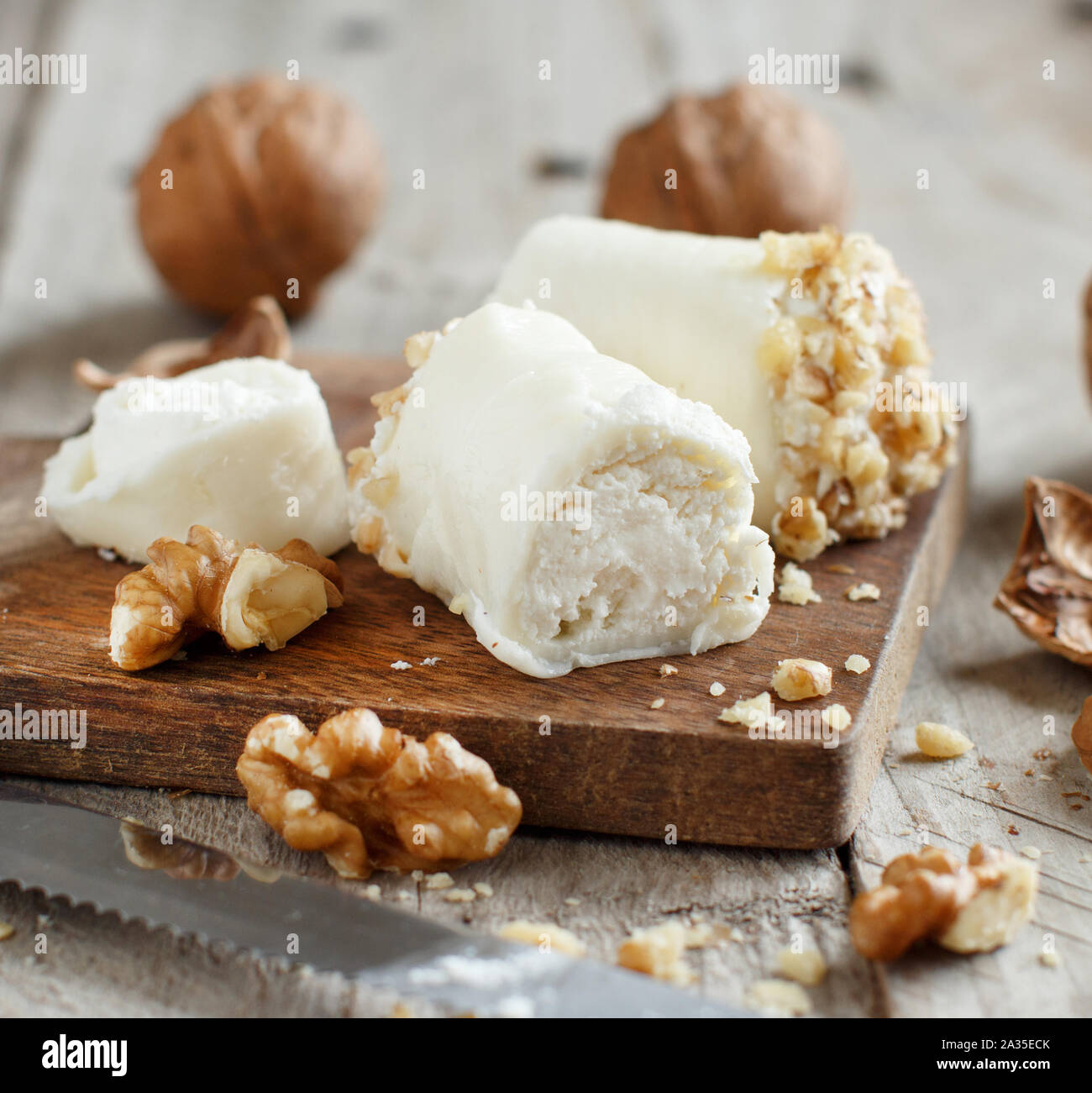 Italian mozzarella sticks stuffed with ricotta and walnuts Stock Photo ...