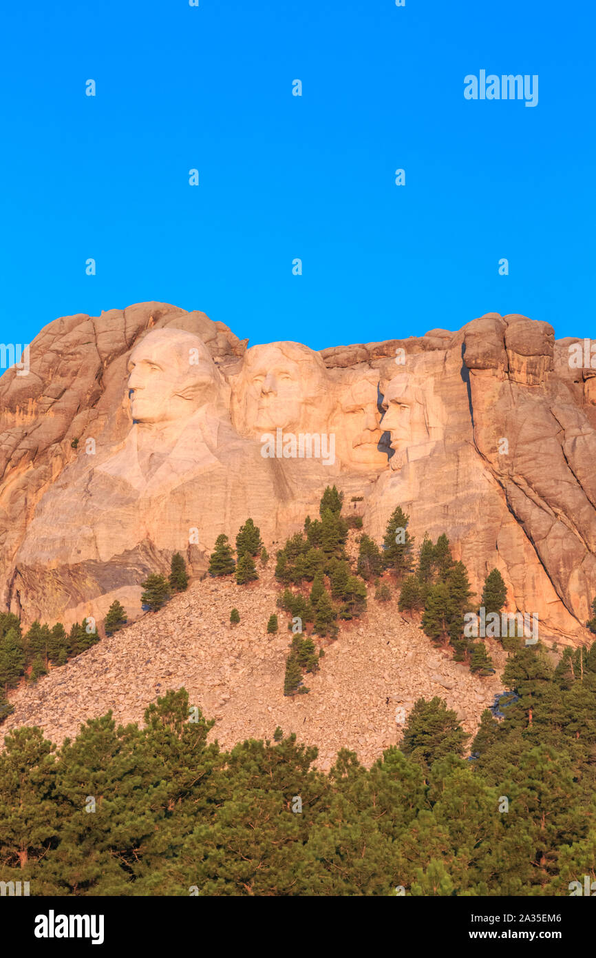 mount rushmore national memorial near keystone, south dakota Stock ...