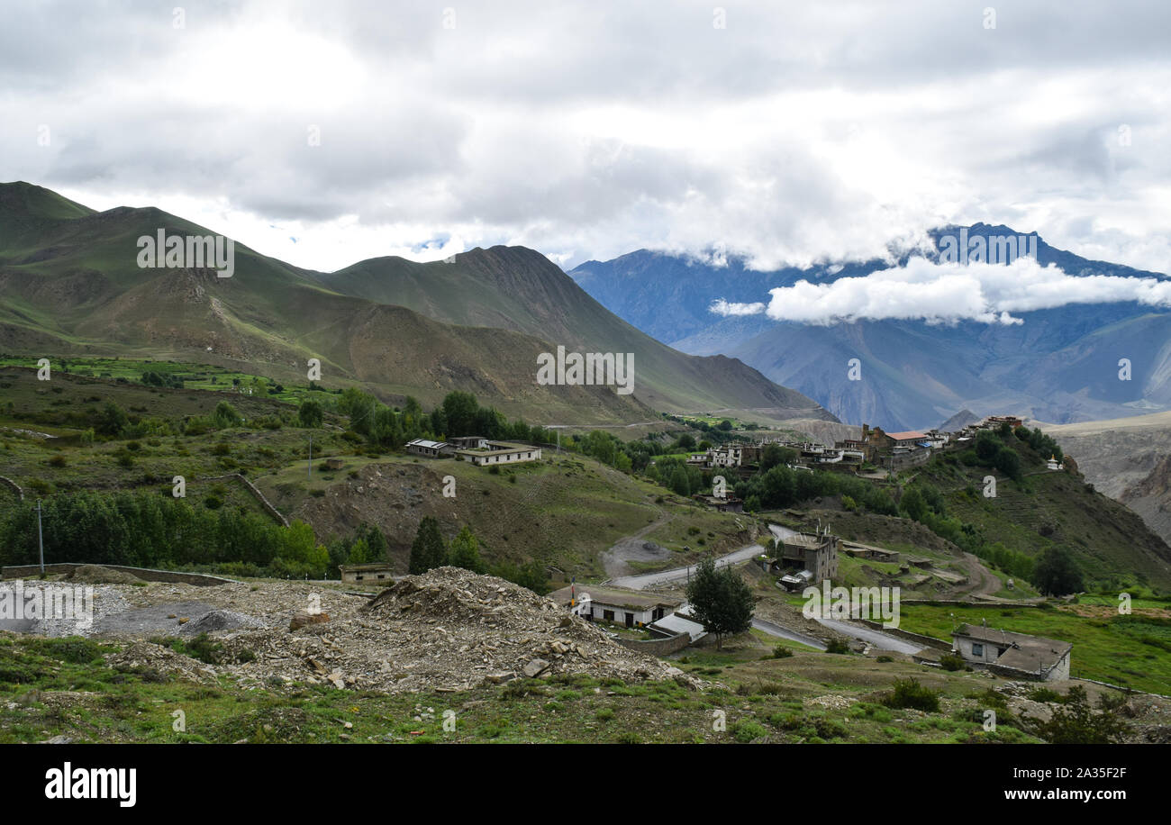 Landscape of Mustang Nepal Stock Photo - Alamy