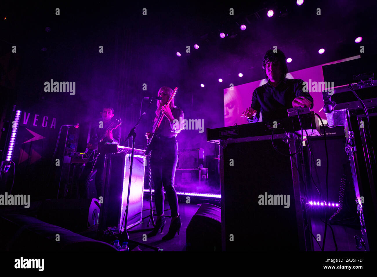 Copenhagen, Denmark. 04th, October 2019. The American band Chromatics ...