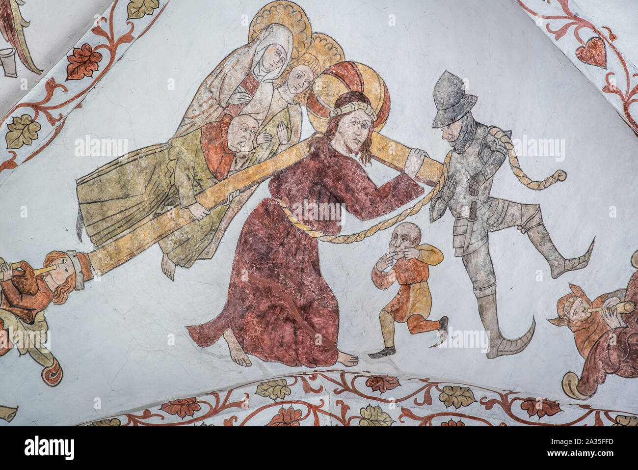 Simon of cyrene fresco hi-res stock photography and images - Alamy