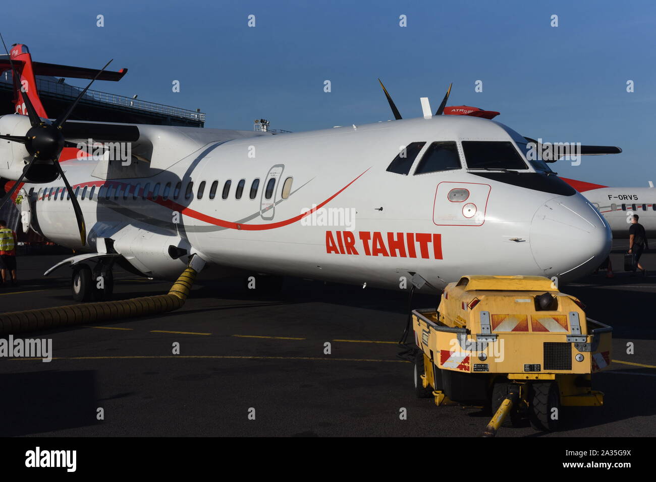 Papeete, French Polynesia. 24th Sep, 2019. An Air Tahiti Airlines ATR ...