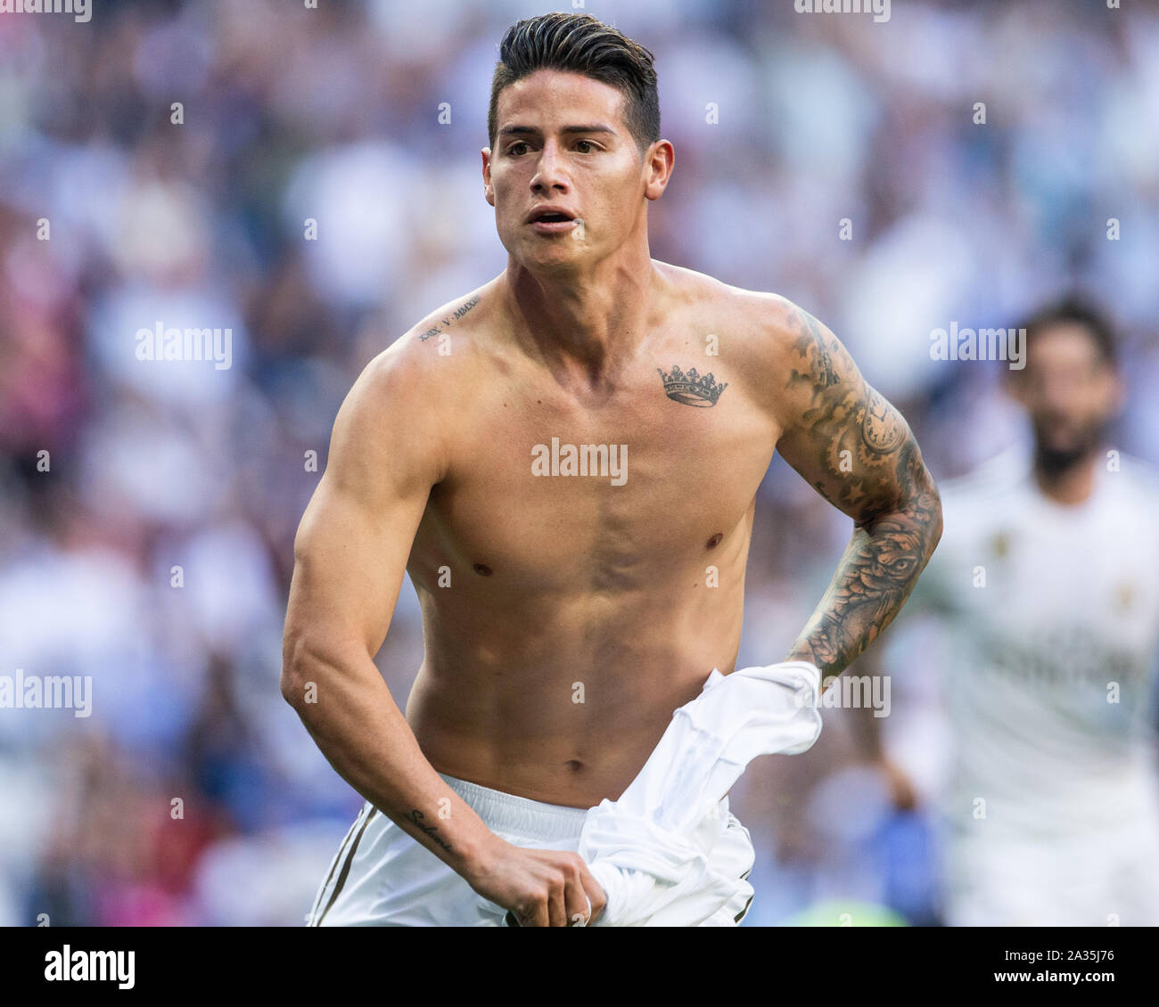 Madrid, Spain. 05th Oct, 2019. James Rodriguez of Real Madrid ...