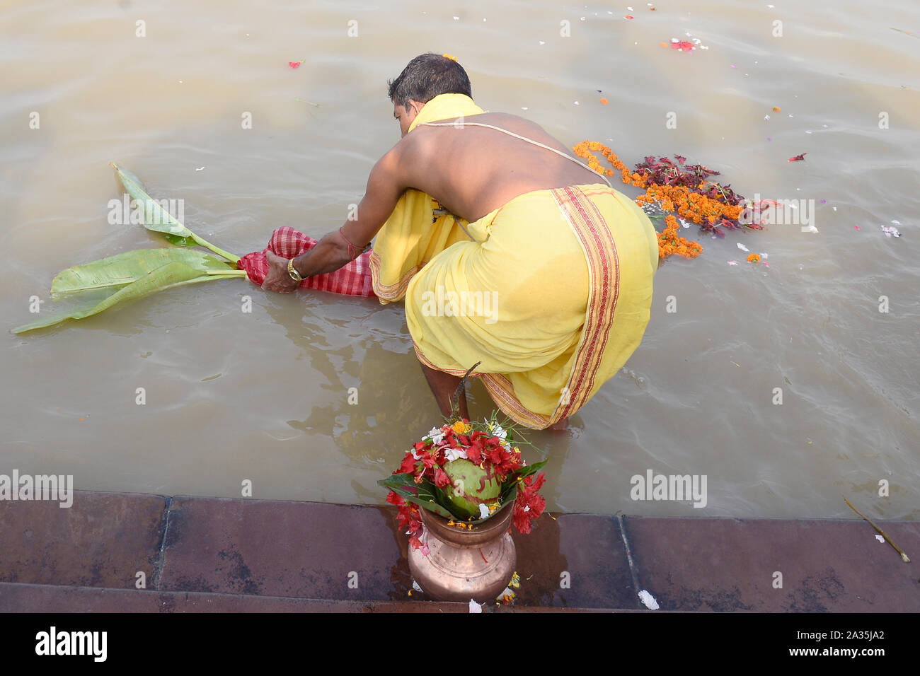 Maha saptami hi-res stock photography and images - Alamy