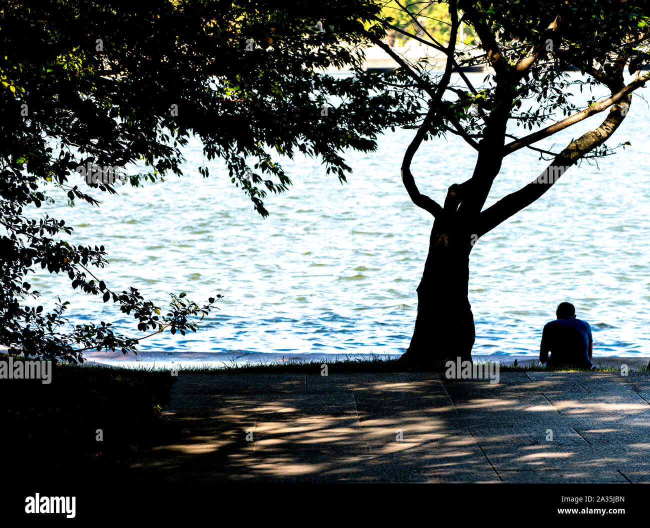 Alone on the river hi-res stock photography and images - Alamy