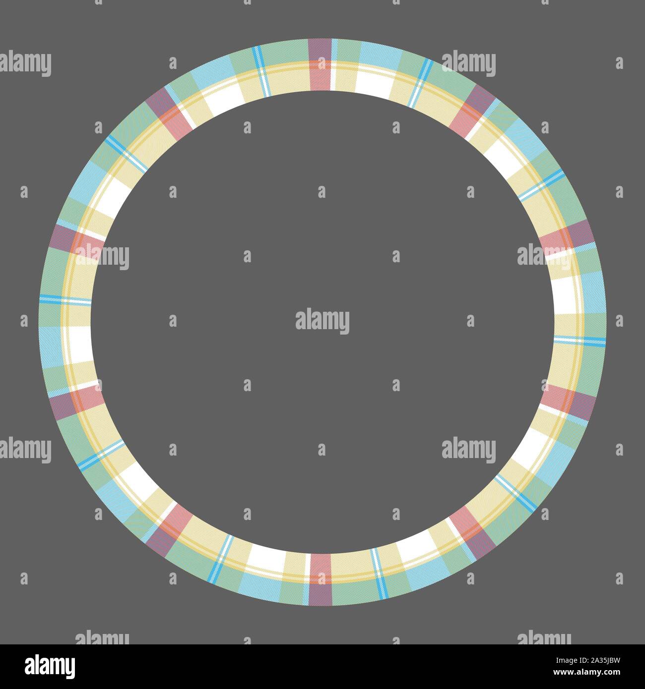 Round frame vector vintage pattern design template. Circle border ...