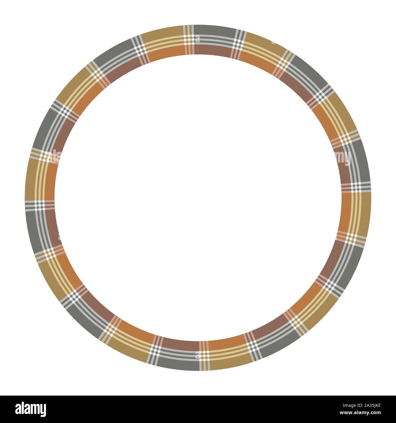 Round frame vector vintage pattern design template. Circle border ...