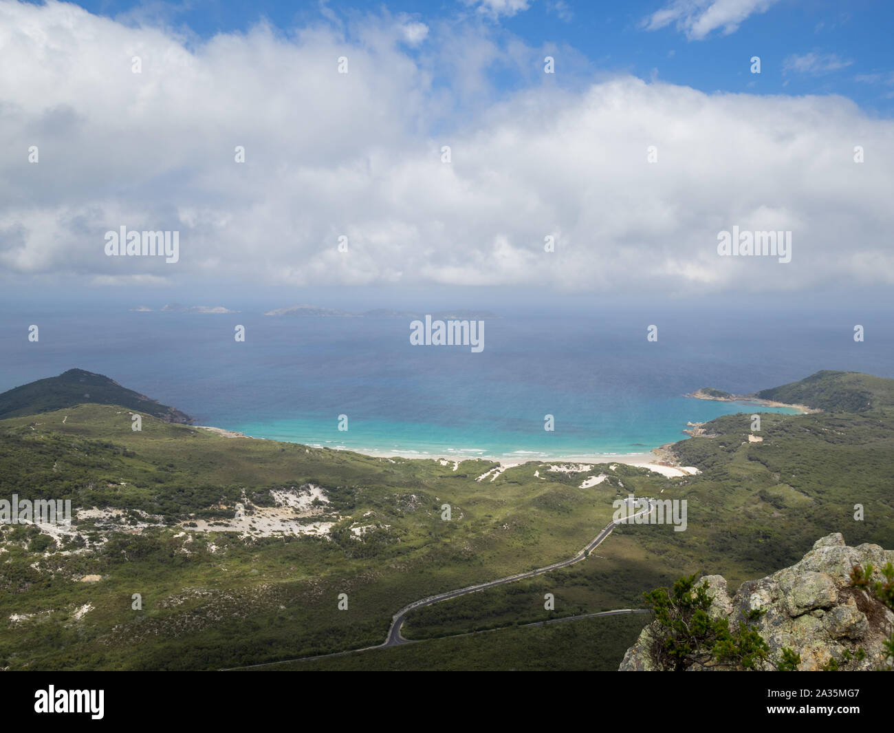 Views across Wilsons Promontory from Mount Bishop Walking Track ...
