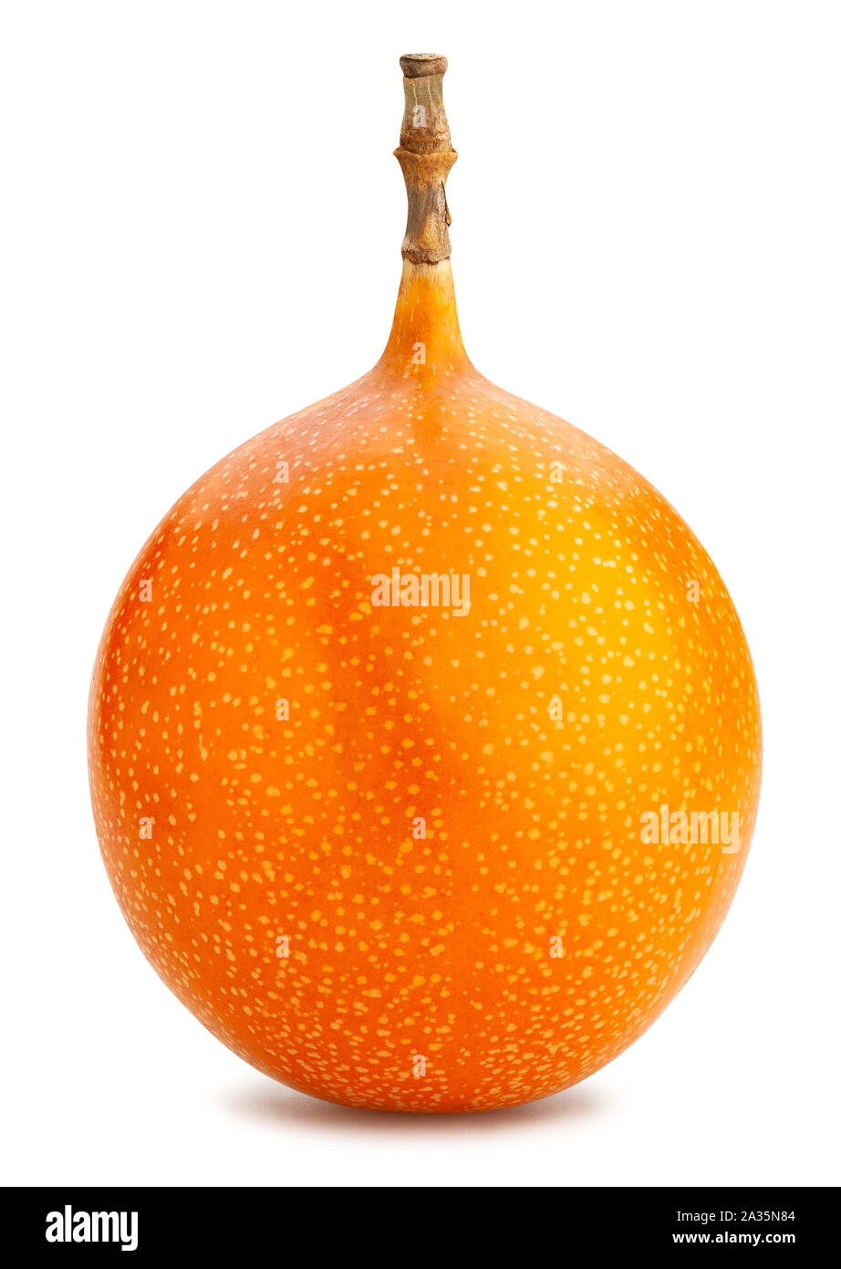 granadilla passion fruit path isolated on white Stock Photo - Alamy