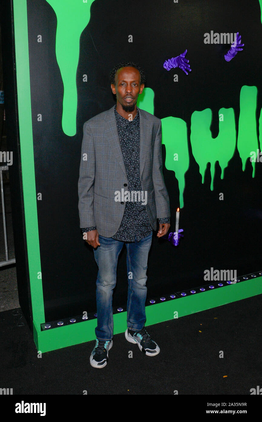 New York, United States. 05th Oct, 2019. Barkhad Abdi attends the ...
