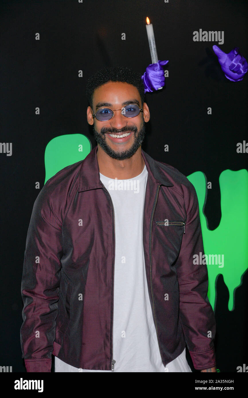 New York, United States. 05th Oct, 2019. Zeke Thomas attends the ...