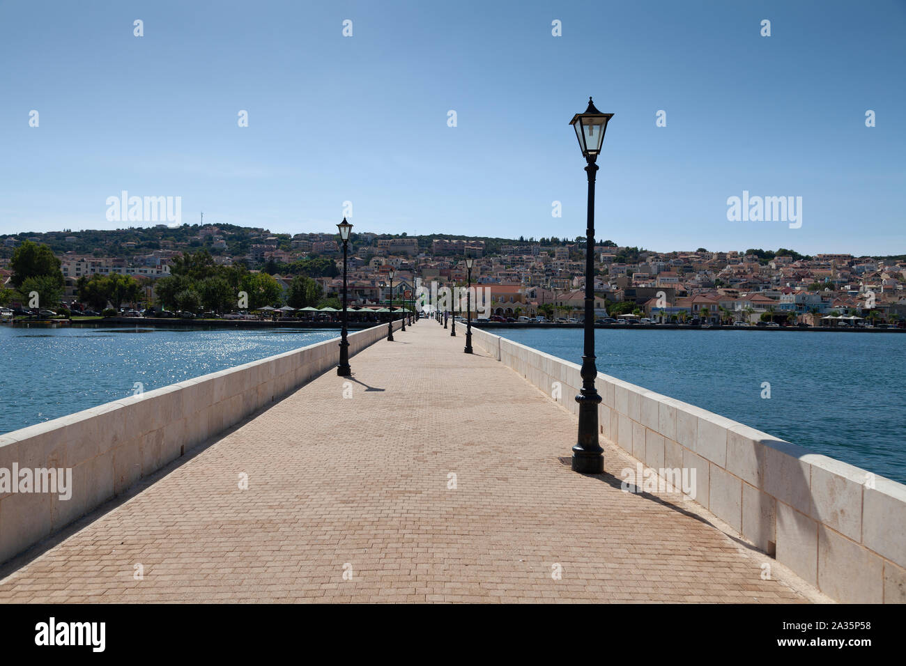 Drapano bridge argostoli kefalonia hi-res stock photography and images ...