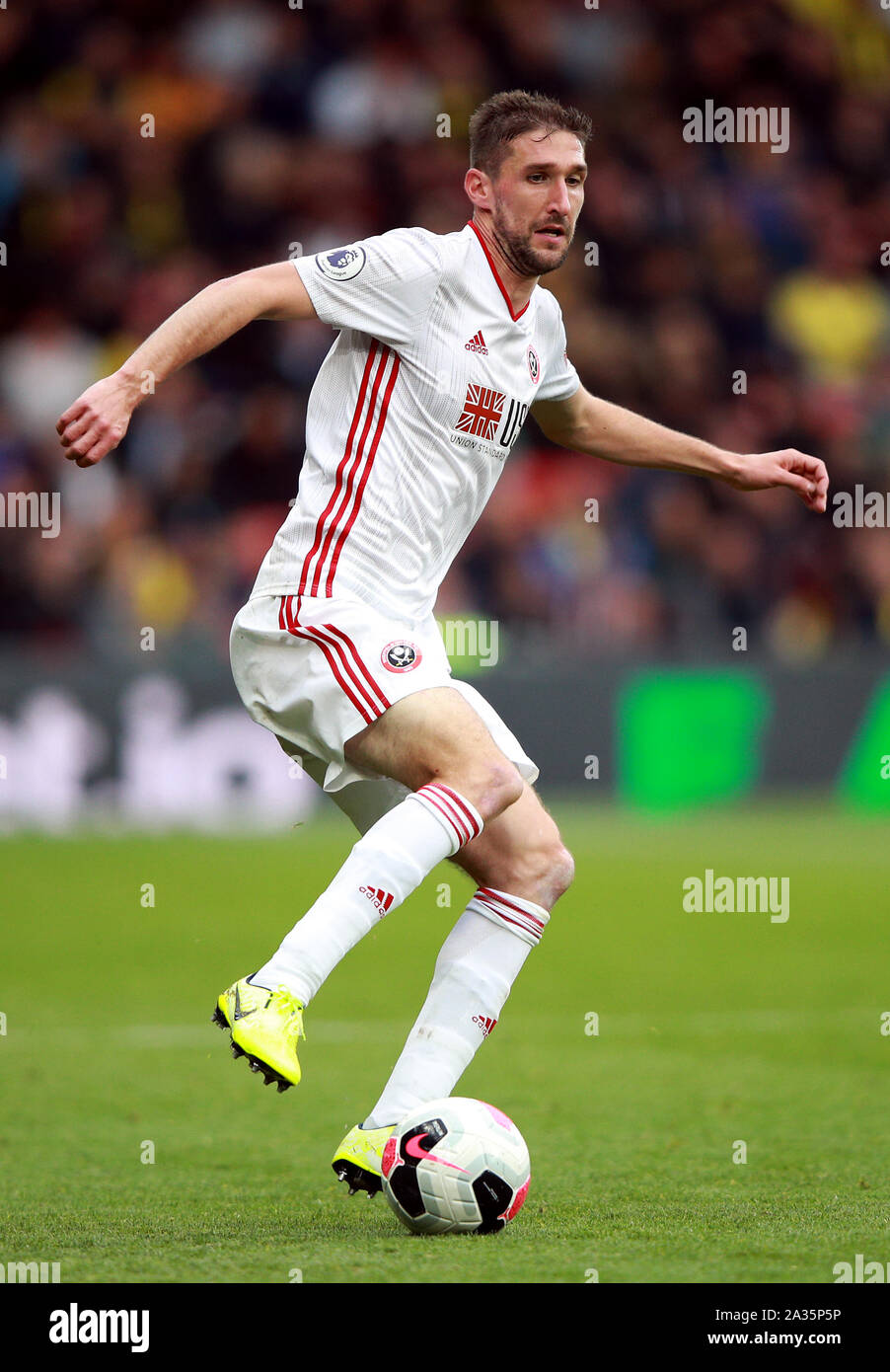 Sheffield United's Chris Basham during the Premier League match at ...
