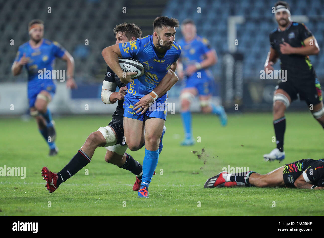 rhys lawrence of dragons viene blocked from johan meyer delle zebre ...