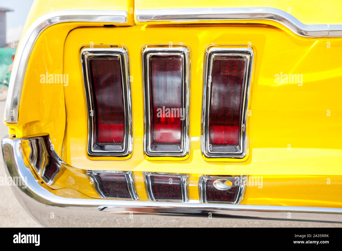 Vintage car rear view hi-res stock photography and images - Alamy