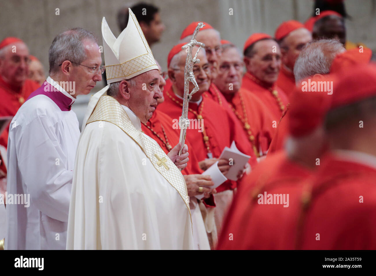 Vatican City, Rome, Italy. 05th October 2019. (Holy See) - POPE FRANCIS ...