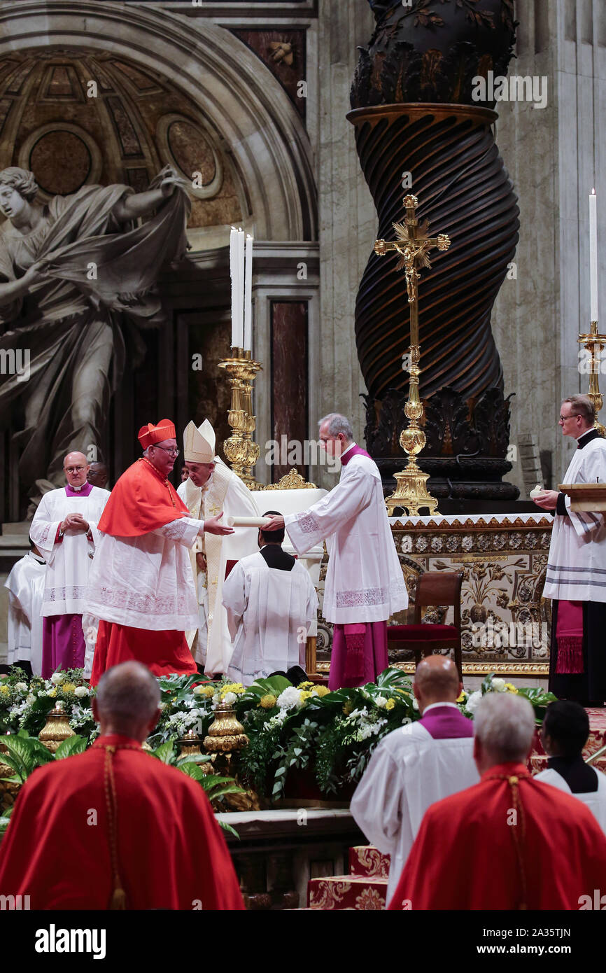 Vatican City, Rome, Italy. 05th October 2019. (Holy See) - POPE FRANCIS ...