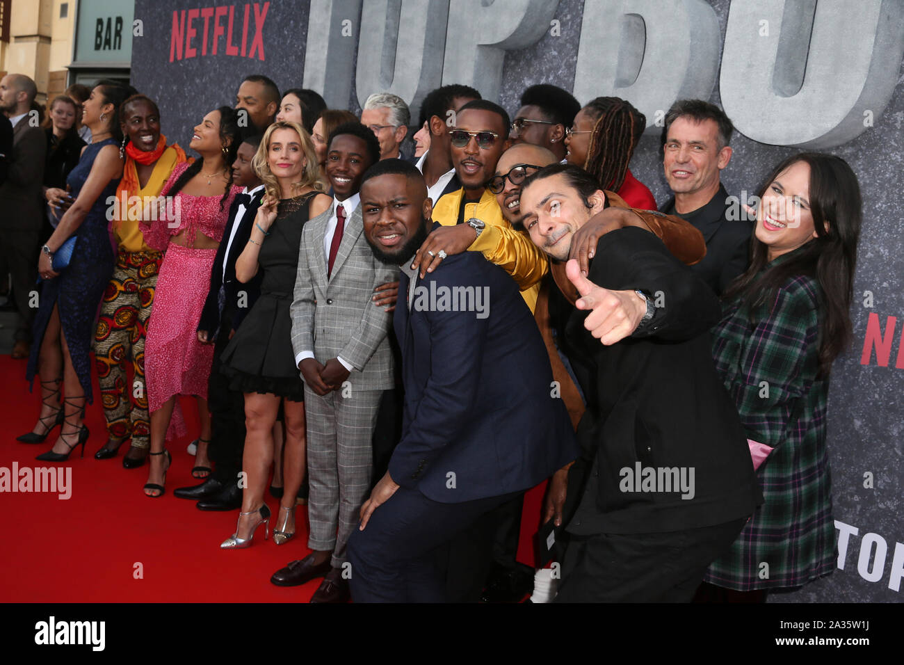 Drake attending uk premiere top boy hackney picturehouse hi-res stock ...