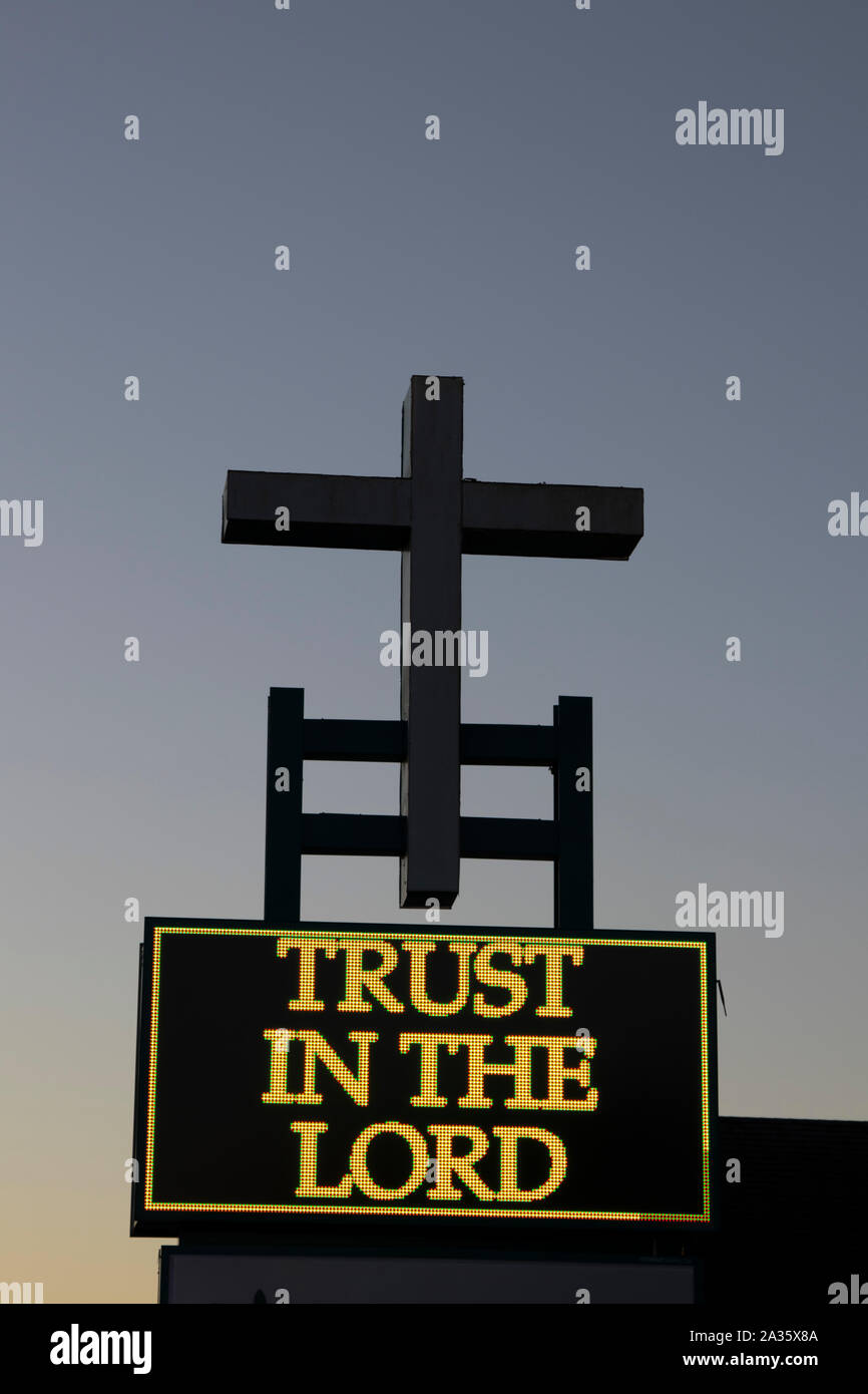 Christian Sign High Resolution Stock Photography and Images - Alamy