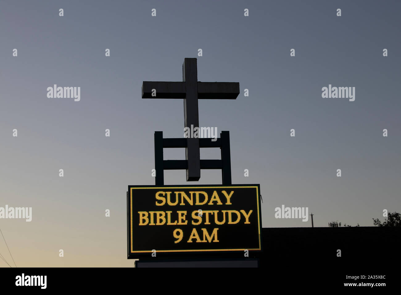 Christian Sign High Resolution Stock Photography and Images - Alamy
