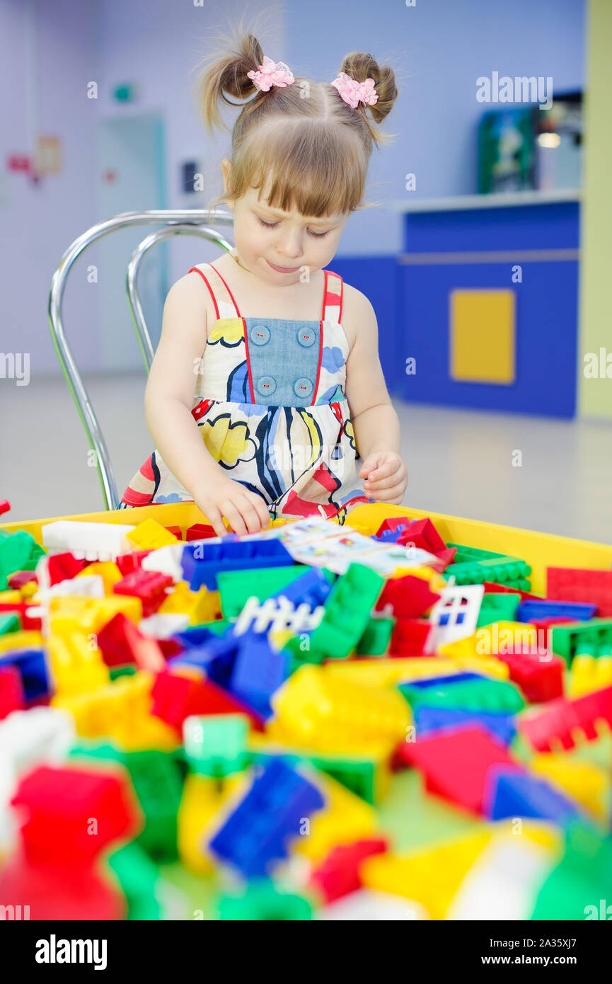 Little Girl Playing With Lego High Resolution Stock Photography and ...