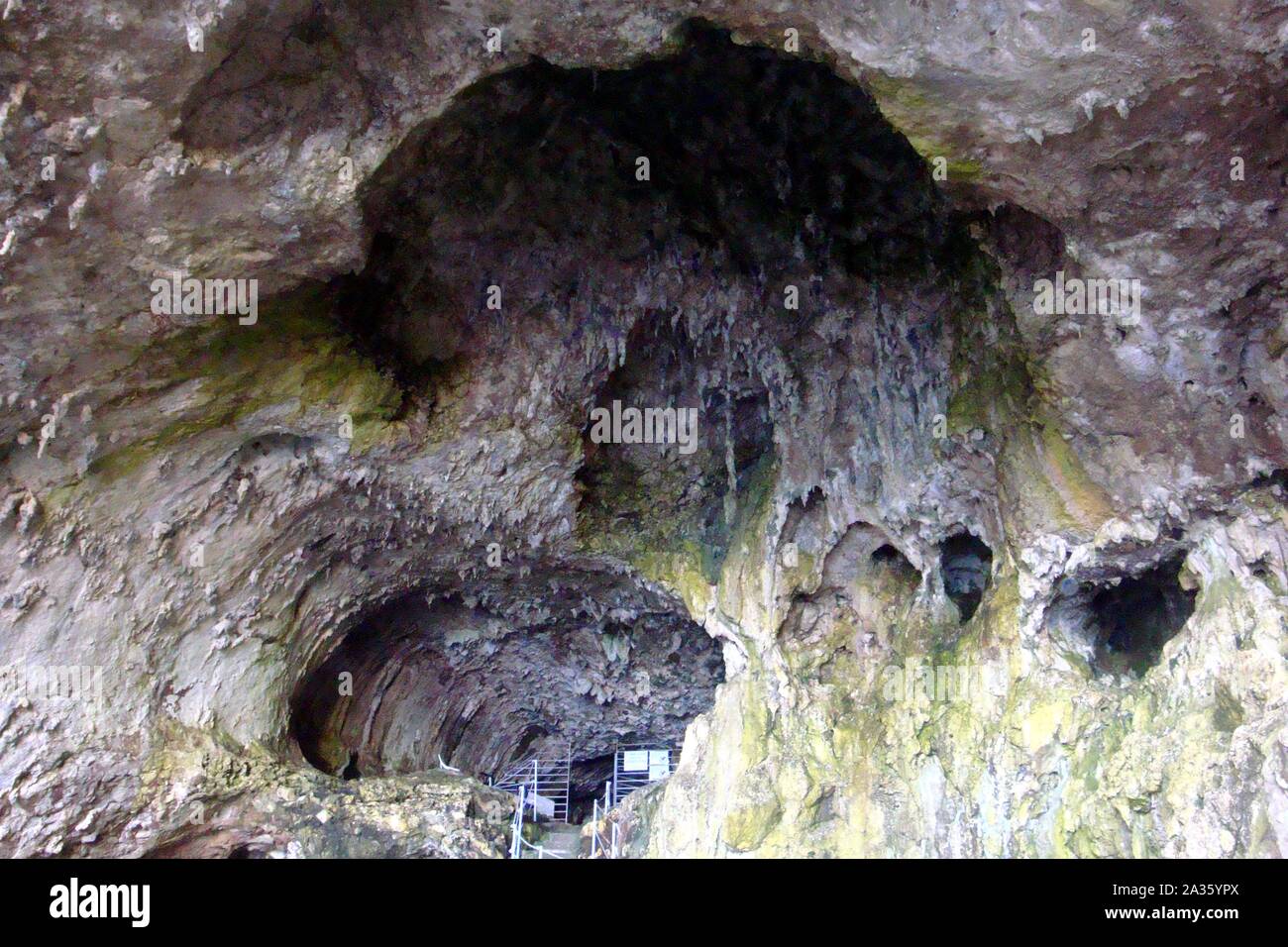 image of the entrance to the cave Stock Photo - Alamy