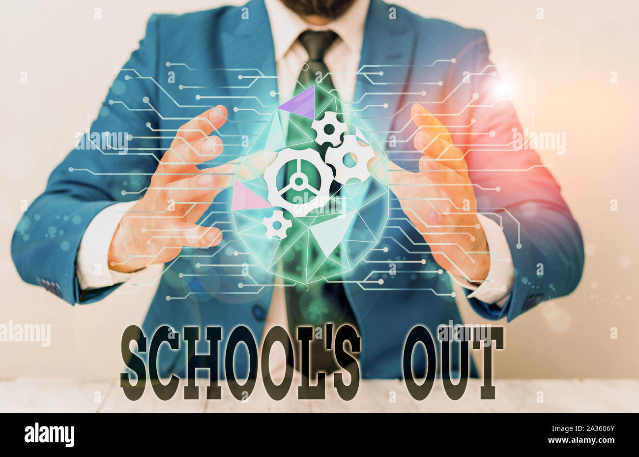 Handwriting text School S Is Out. Conceptual photo classes are over for ...