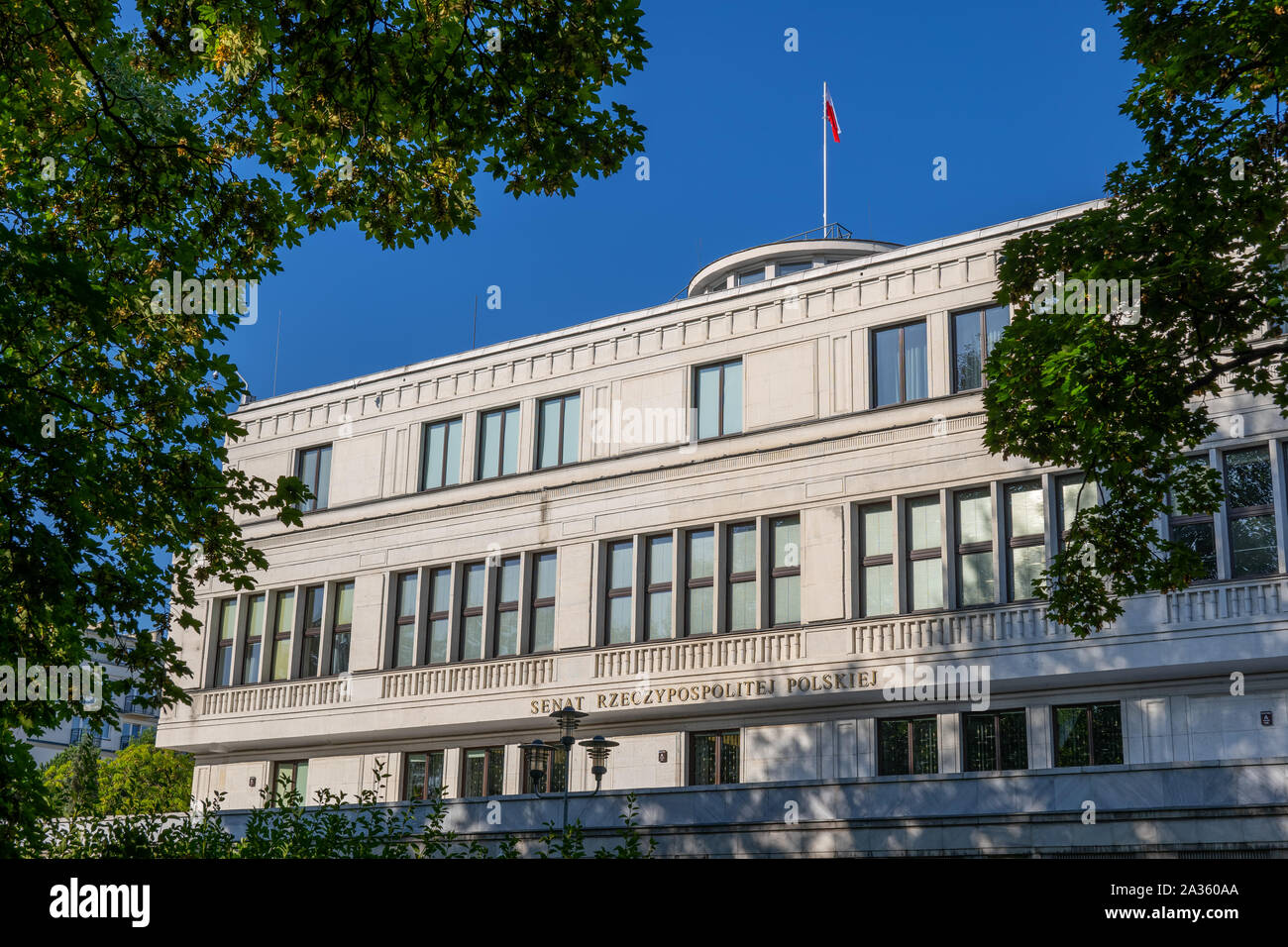 Warsaw parliament building hi-res stock photography and images - Alamy
