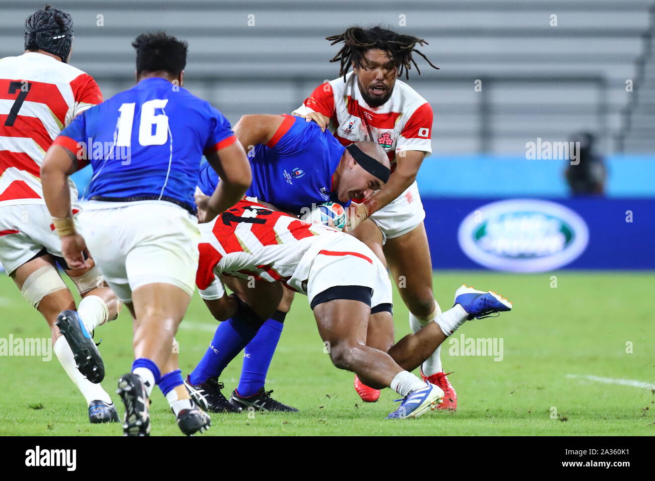 Toyota stadium, Aichi, Japan. 5th Oct, 2019. €Shota Horie (JPN) Rugby ...