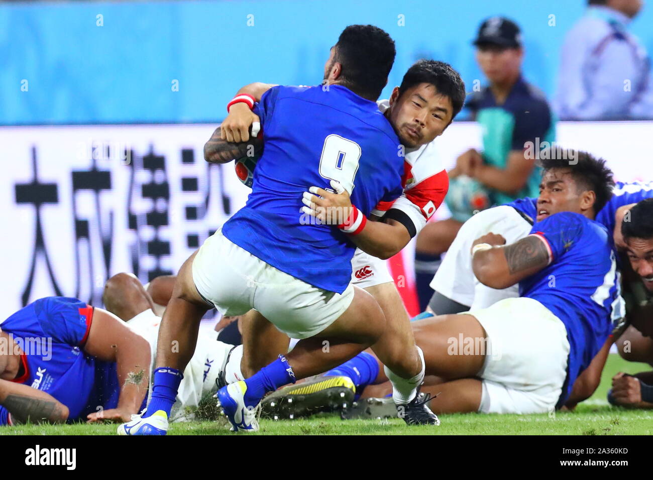 Toyota stadium, Aichi, Japan. 5th Oct, 2019. Fumiaki Tanaka (JPN) Rugby ...