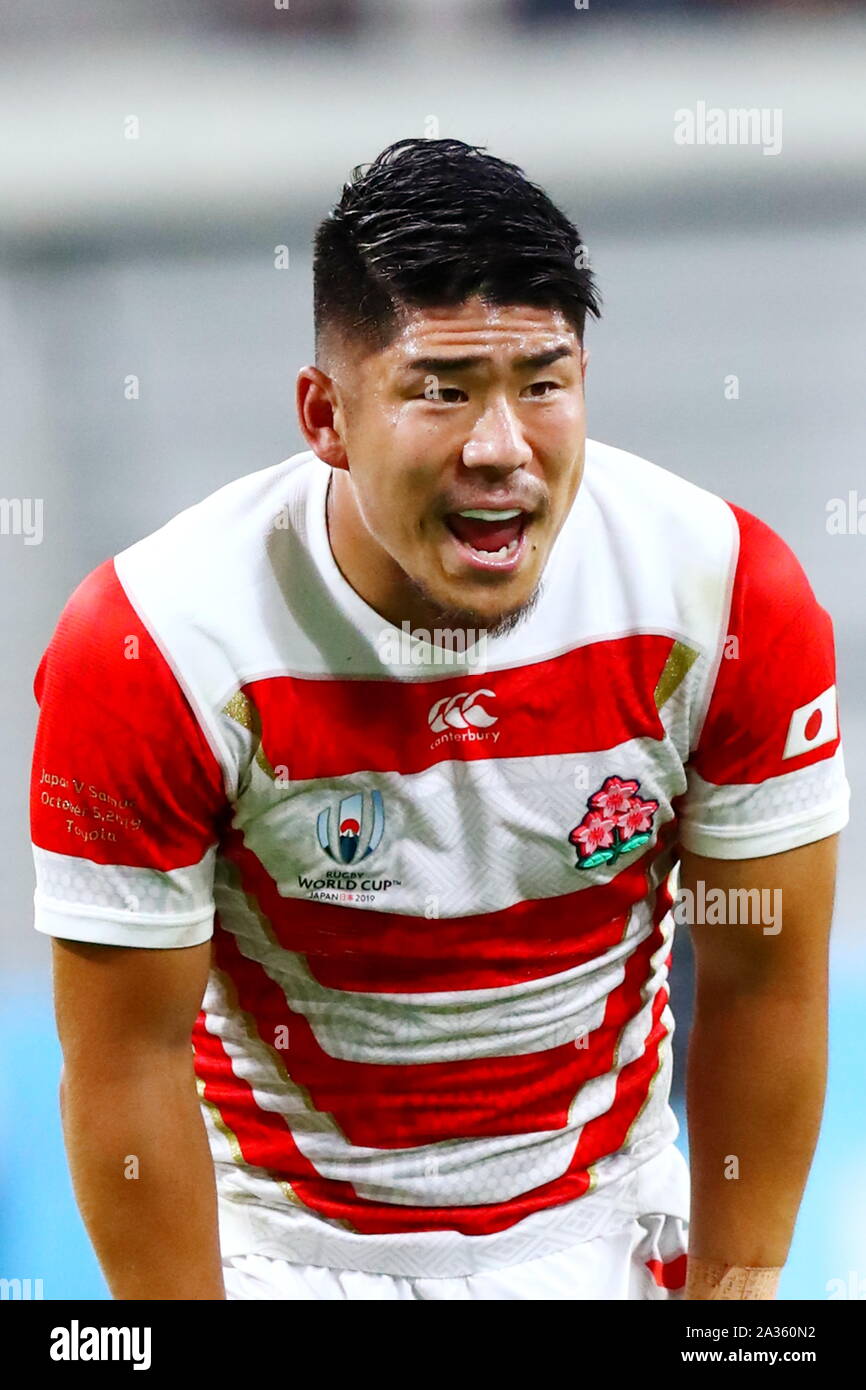 Toyota stadium, Aichi, Japan. 5th Oct, 2019. Ryoto Nakamura (JPN) Rugby : 2019 Rugby World Cup ...