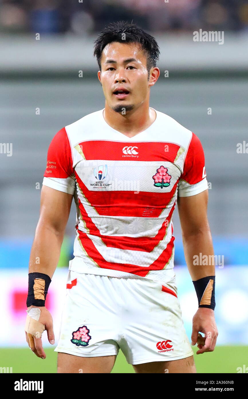 Toyota stadium, Aichi, Japan. 5th Oct, 2019. Kenki Fukuoka (JPN) Rugby ...