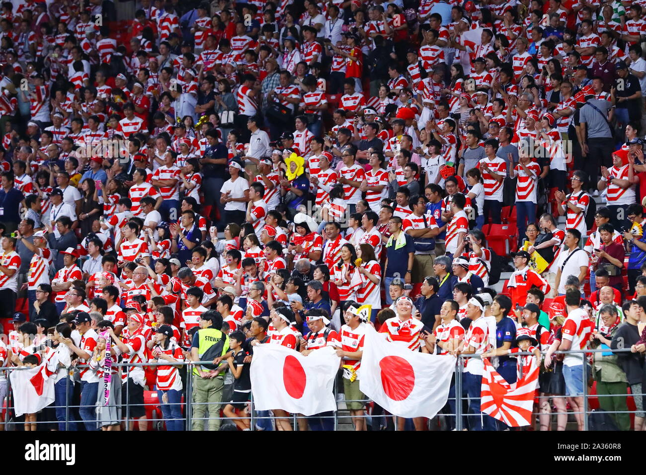 Toyota stadium, Aichi, Japan. 5th Oct, 2019. Japan team group (JPN ...