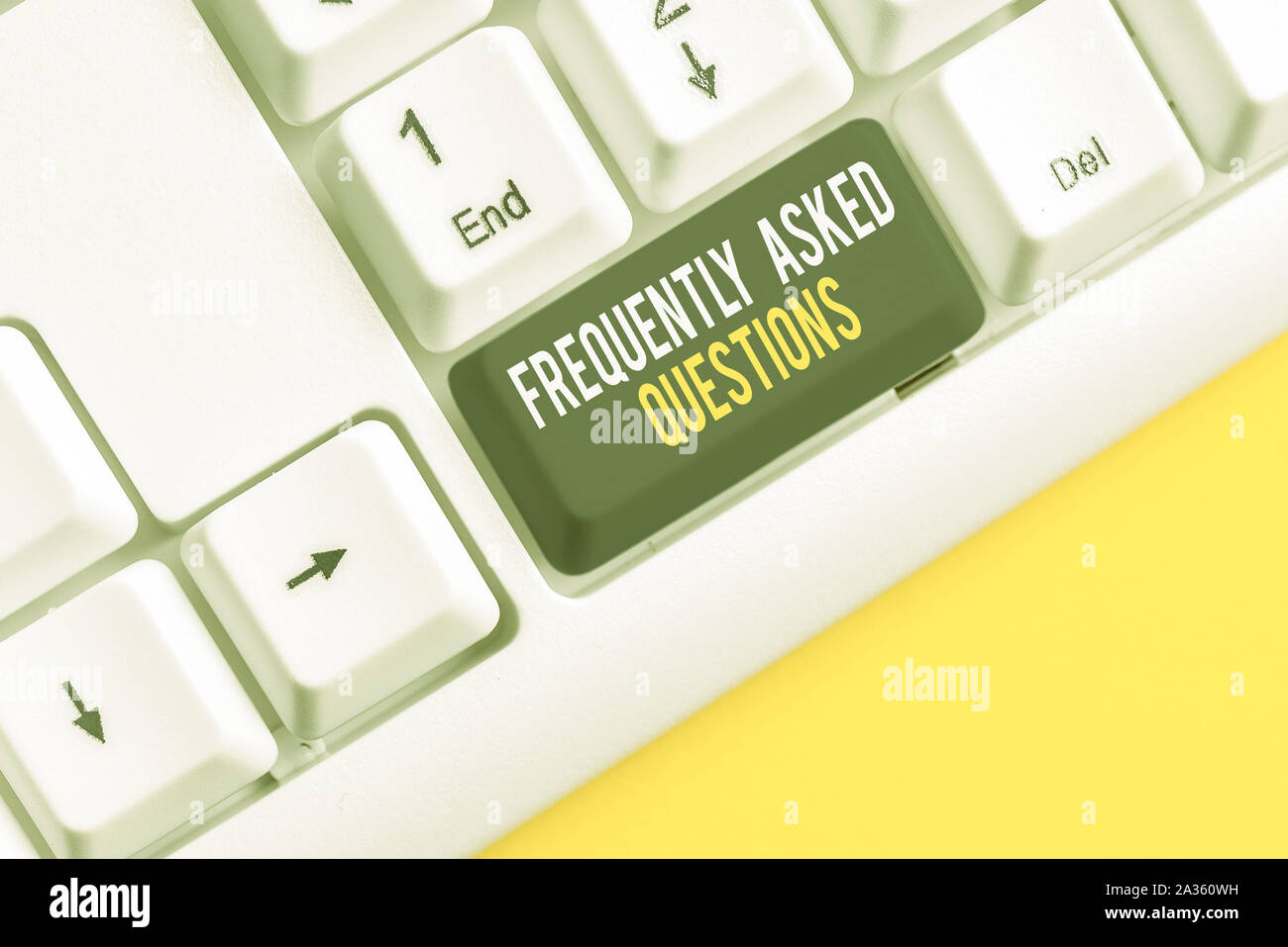 Conceptual hand writing showing Frequently Asked Questions. Concept ...