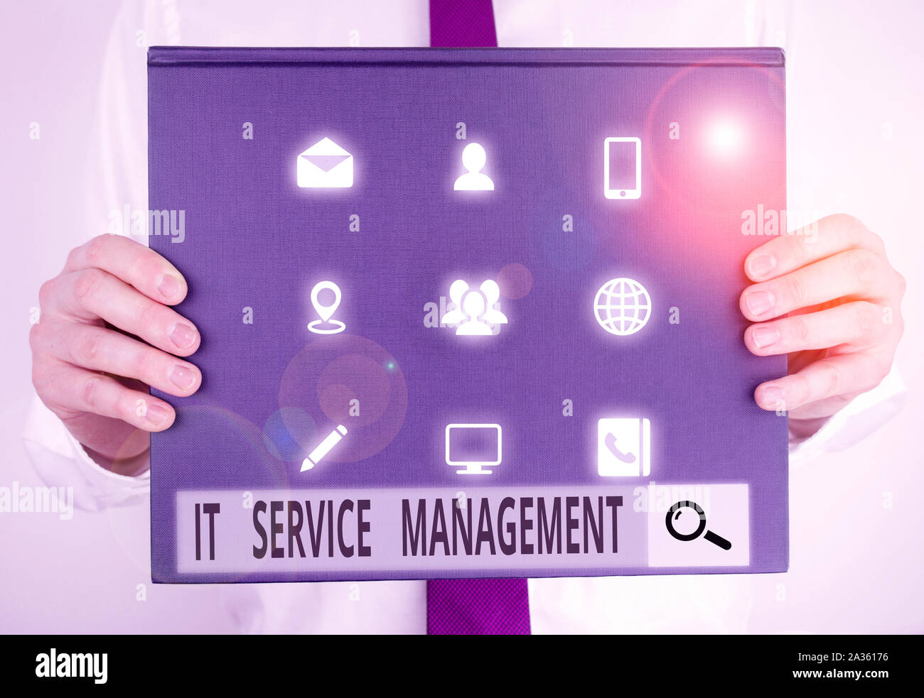 Text sign showing It Service Management. Business photo text Activity ...