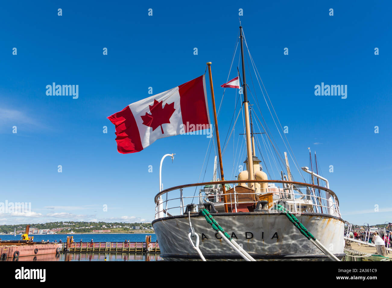 Acadia Oceanographic Ship in Halifax Stock Photo - Alamy