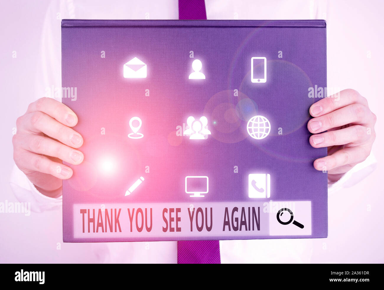 Text sign showing Thank You See You Again. Business photo text ...