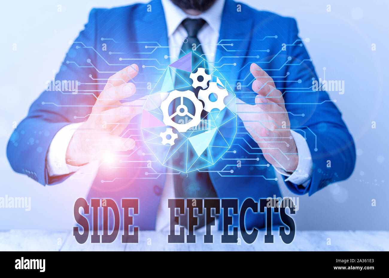 Handwriting text Side Effects. Conceptual photo secondary undesirable ...