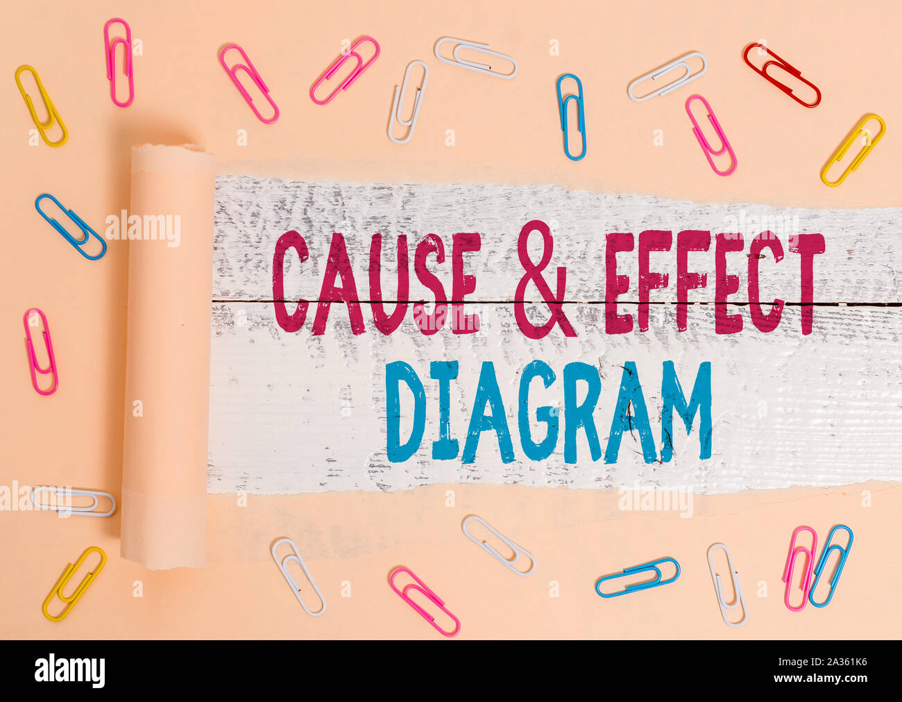 Handwriting text Cause And Effect Diagram. Conceptual photo ...