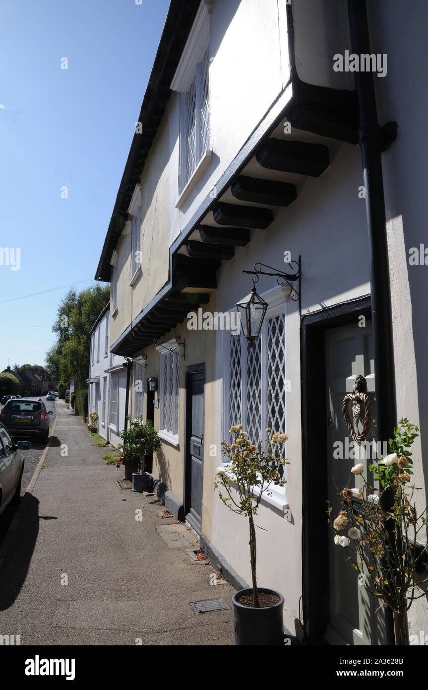 Bumblebee Cottage, Barkway, Hertfordshire Stock Photo - Alamy