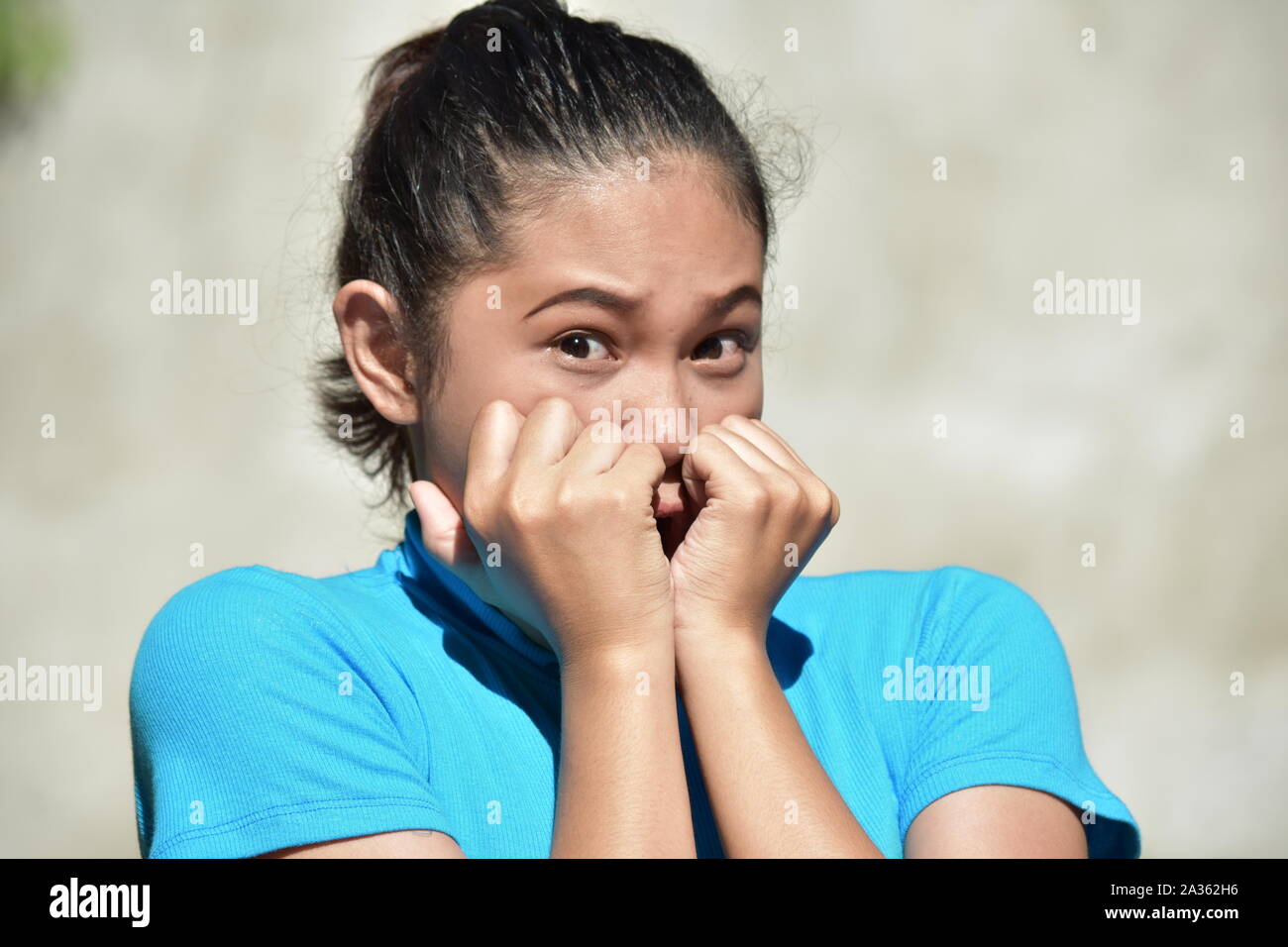 An Adult Female And Fear Stock Photo - Alamy