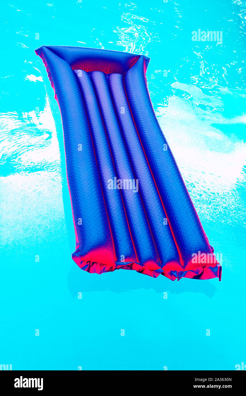 Abstract swimming pool inflatable float device Stock Photo - Alamy