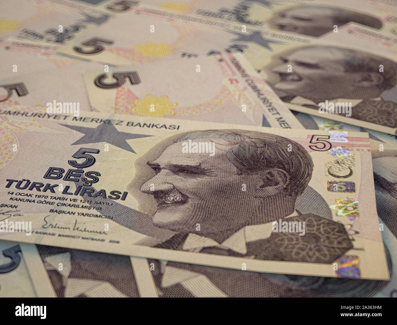 TRY. Turkish currency. Money of Turkey business background. Turkish ...